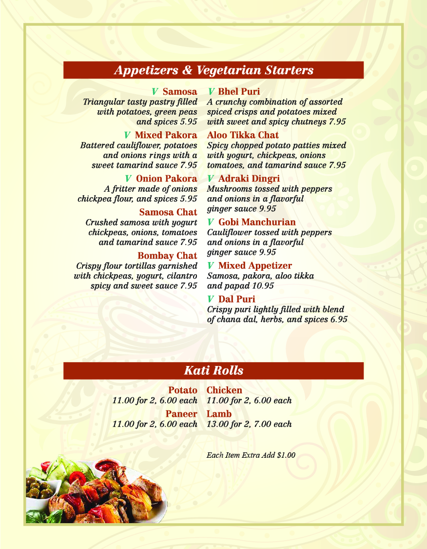 DINNER MENU – Ambadi Kebab & Grill